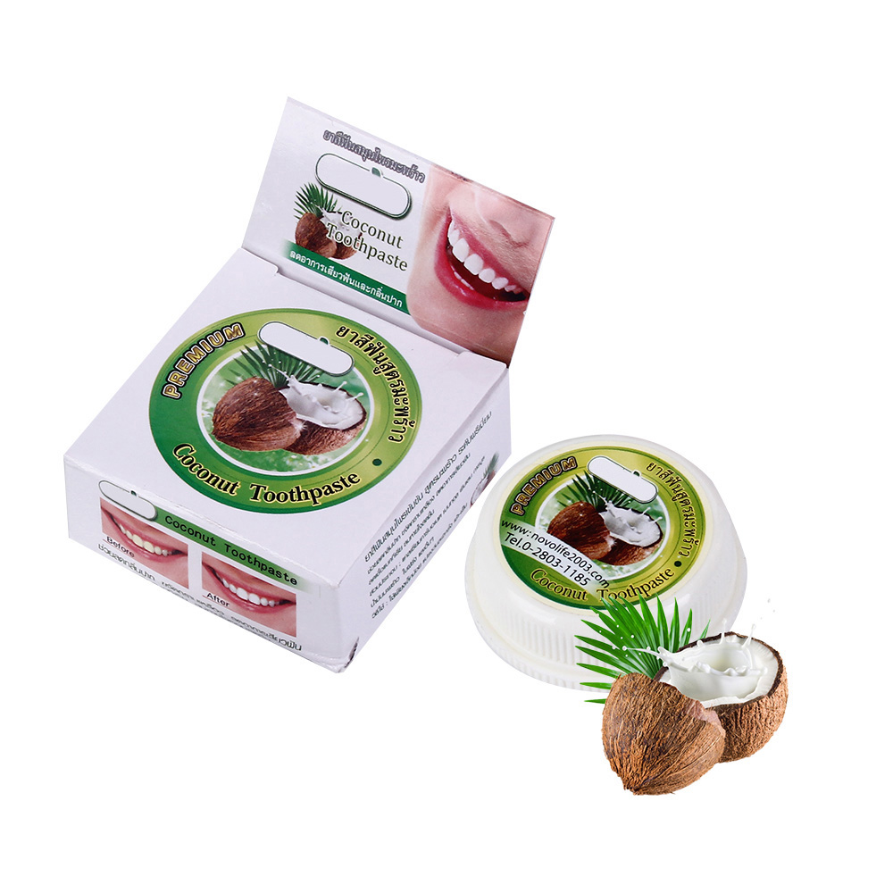 Coconut Whitening Toothpaste Thailand - Premium Natural - 10 Gr